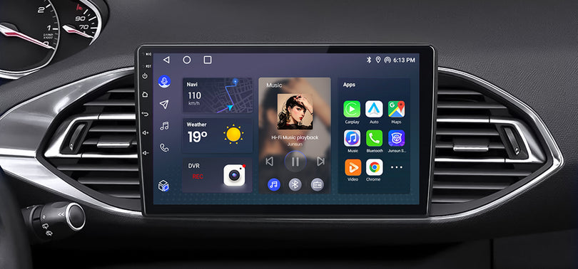 Junsun eSIM Android 14 Wireless CarPlay Android Auto Radio For Audi A3 ...