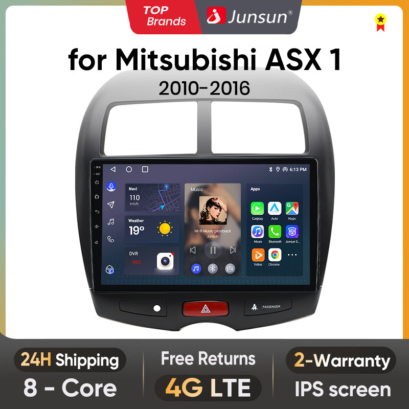 Junsun AI Voice 2 din Android Auto Radio For Mitsubishi ASX 1 2010 - 2 ...